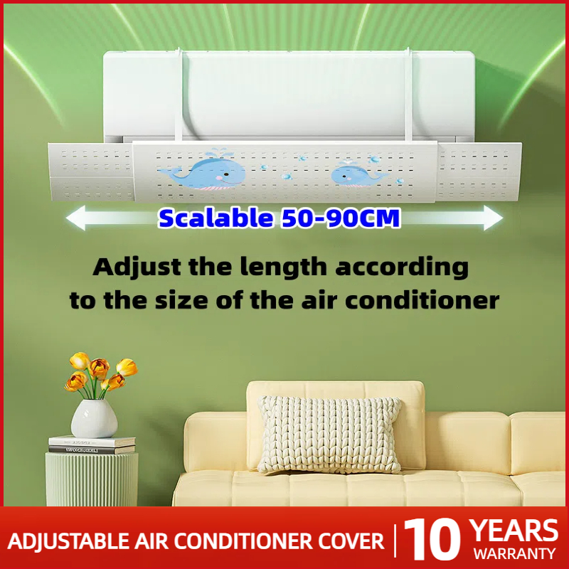 Universal Aircon Wind Deflector Adjustable Air Conditioner Windshield ...