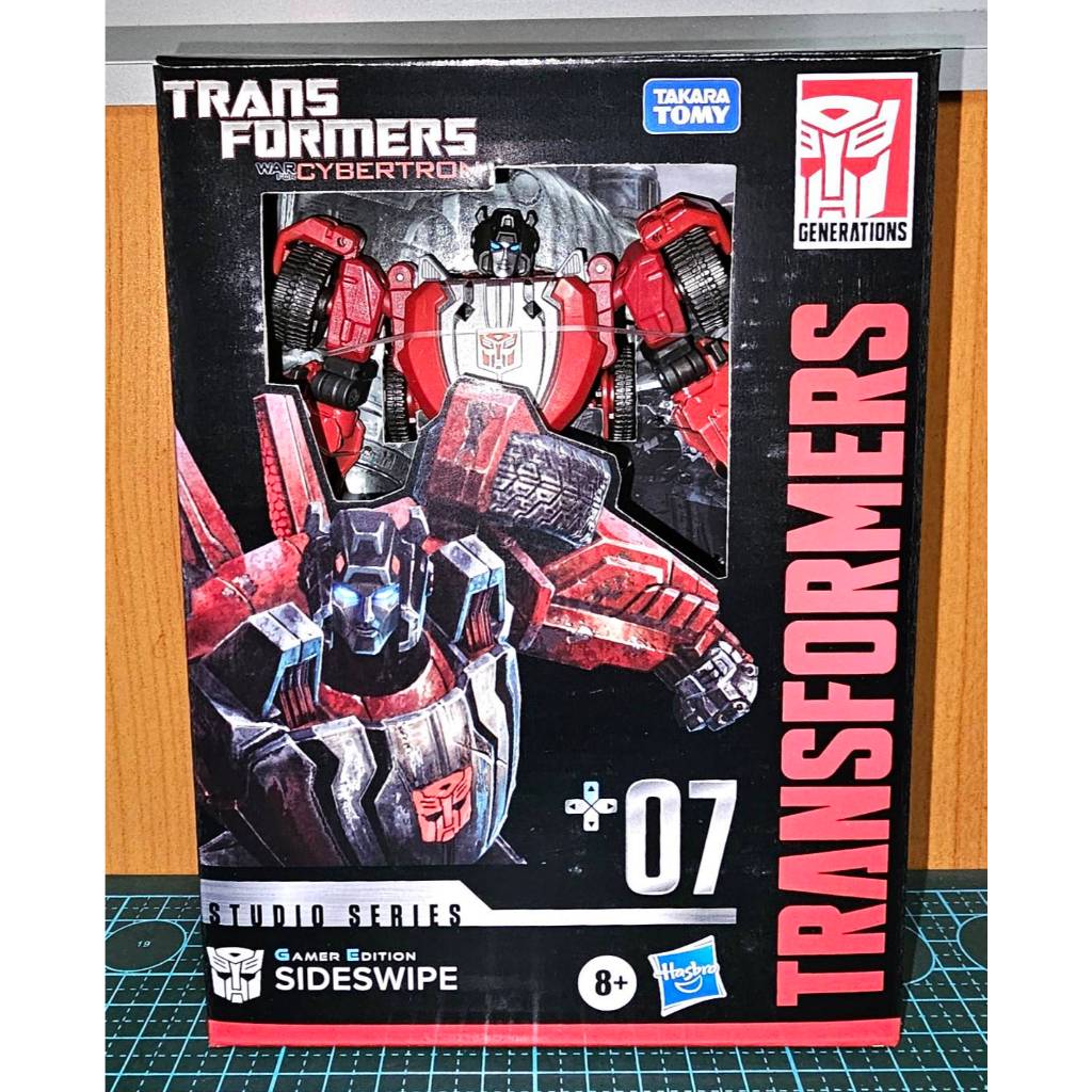 Transformers TF SS GE-07 Sideswipe Studio Series Gamer Edition 07 Deluxe Class Side Swipe ...