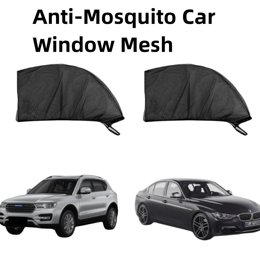 Anti-Mosquito Car Window Mesh Car Side Window Shade Window Net Screen ...