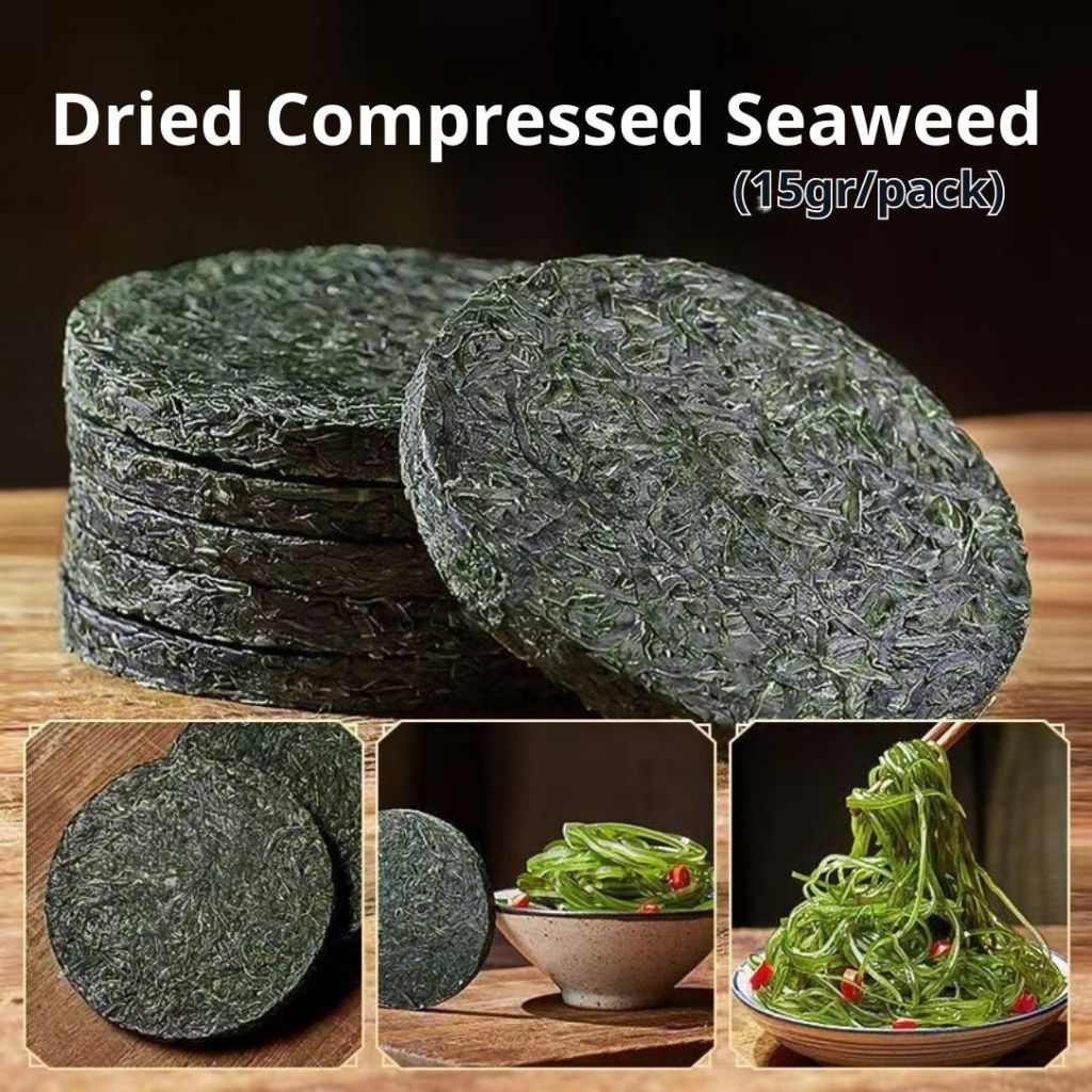 Dried Compressed Seaweed 15gr Instant Vegetables Instant Cooling Pack ...