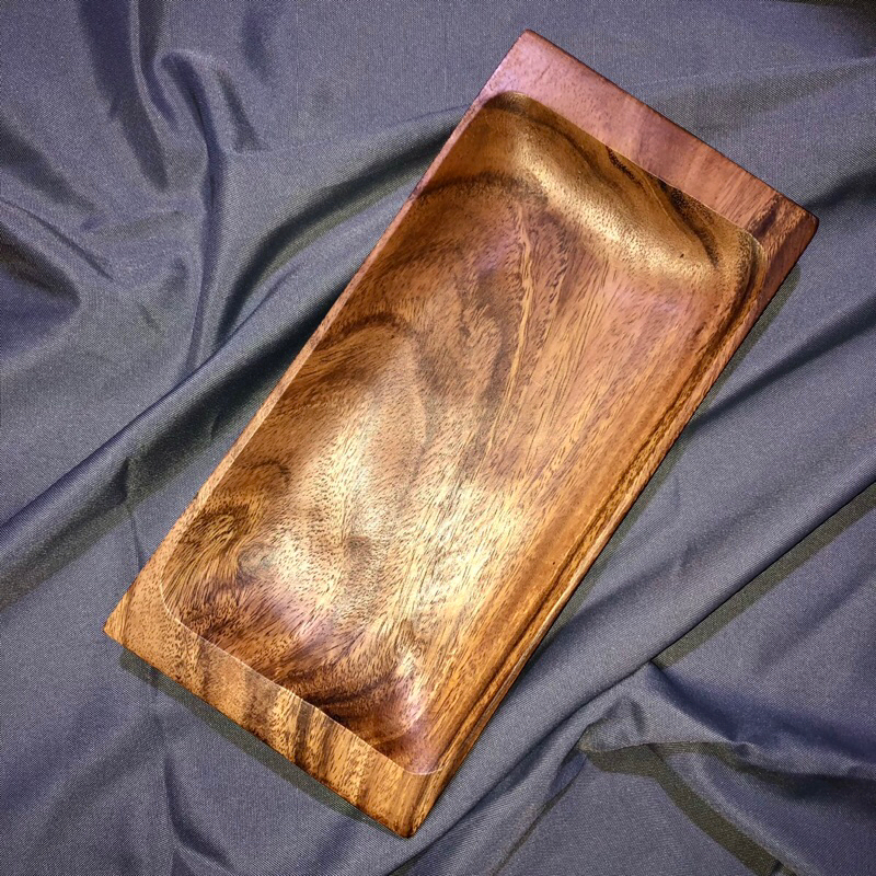 Wooden Rectangular Tray with Handle (LILOK SM EXHIBIT STOCKS ONHAND ...