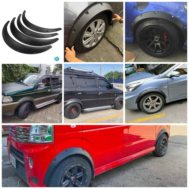 Car Universal Fender Flare Flexible | Shopee Philippines