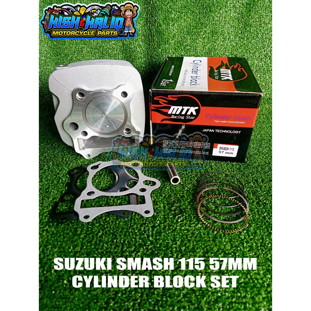 MTK CYLINDER BLOCK SET FOR SUZUKI SMASH 115 57MM | Shopee Philippines