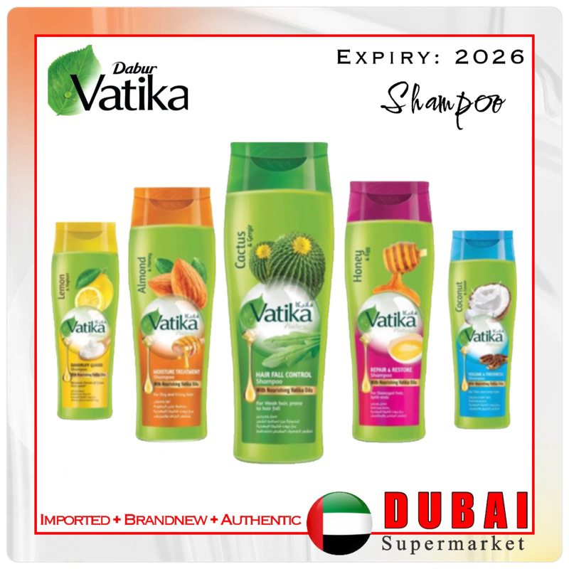 Vatika Shampoo 400ml | UAE Origin | Shopee Philippines