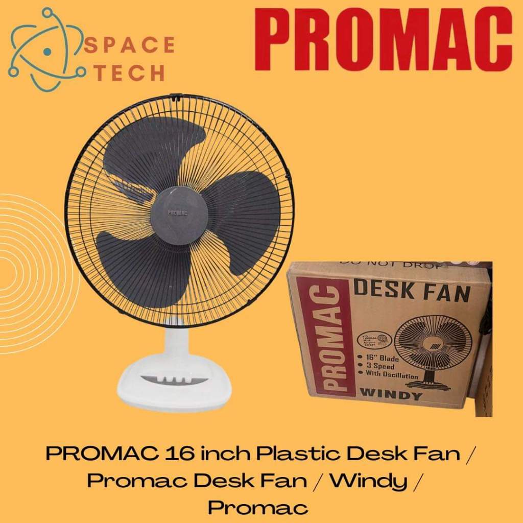 PROMAC 16 inch Plastic Desk Fan / Promac Desk Fan / Windy / Promac ...