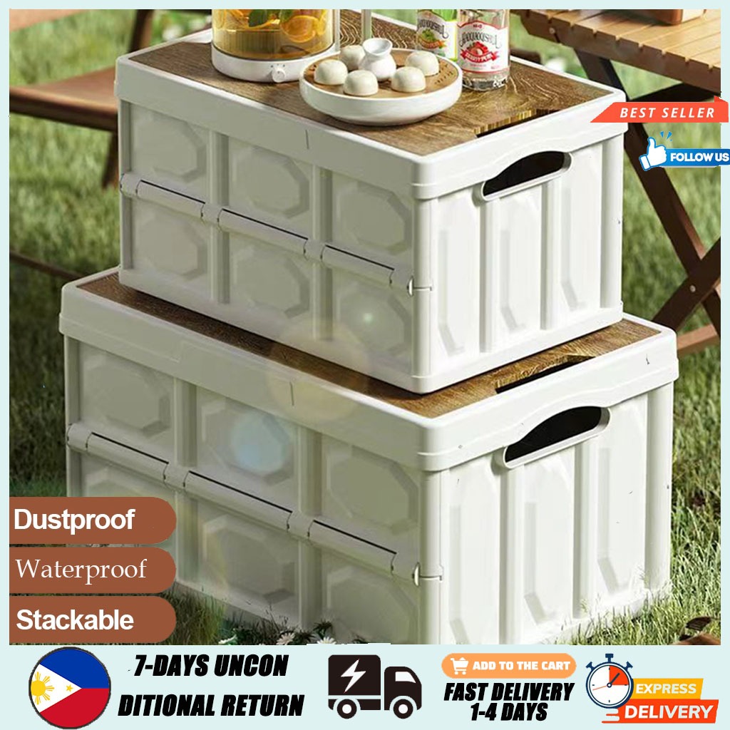 Outdoor Foldable Storage Box Large Portable Storage Box Camping Storage ...