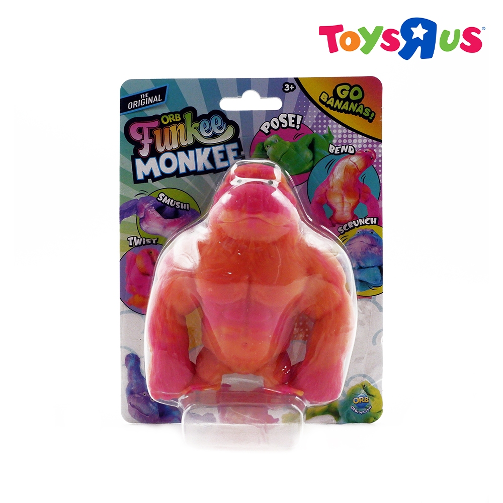 The Original Orb Funkee Monkee Mega Squishy Toys Go Bananas! - Orange ...