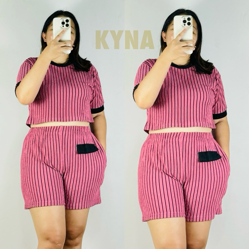 SALE Terno Bark Crepe Terno short and semi crop Sets Freesize Fit small ...