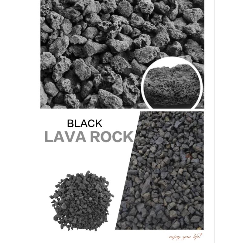 BLACK LAVA ROCK FOR AQUARIUM HARDSCAPE | Shopee Philippines