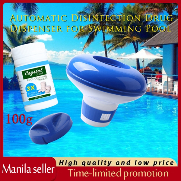 Pool Cleaning Floating with 100g Purifier Tablets Swimming Pool ...