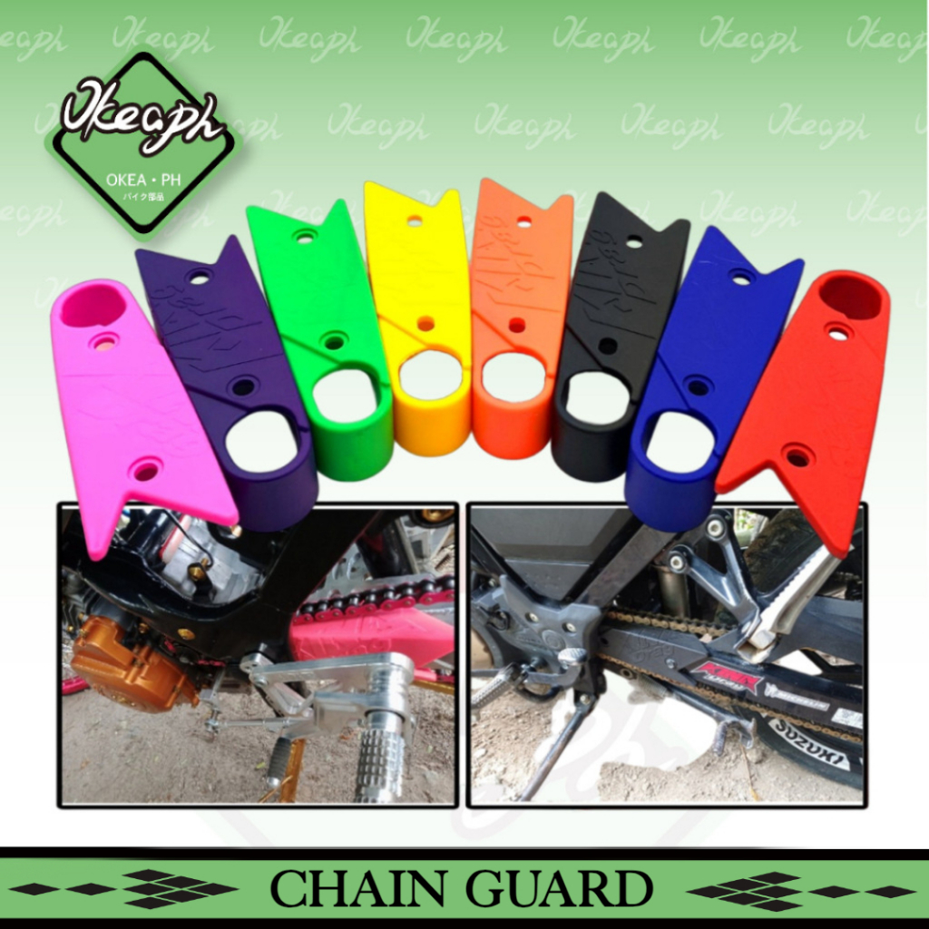 King Drag Chain Guide Universal Rubber Chain Guard For LC150/Raider150 ...