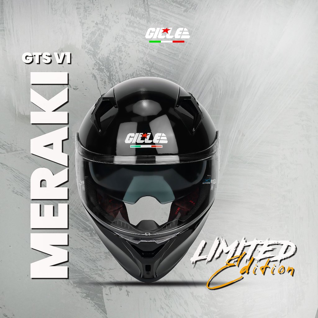 GILLE Helmet Limited Edition GTS V1 135 Meraki Handmade Polish Design ...