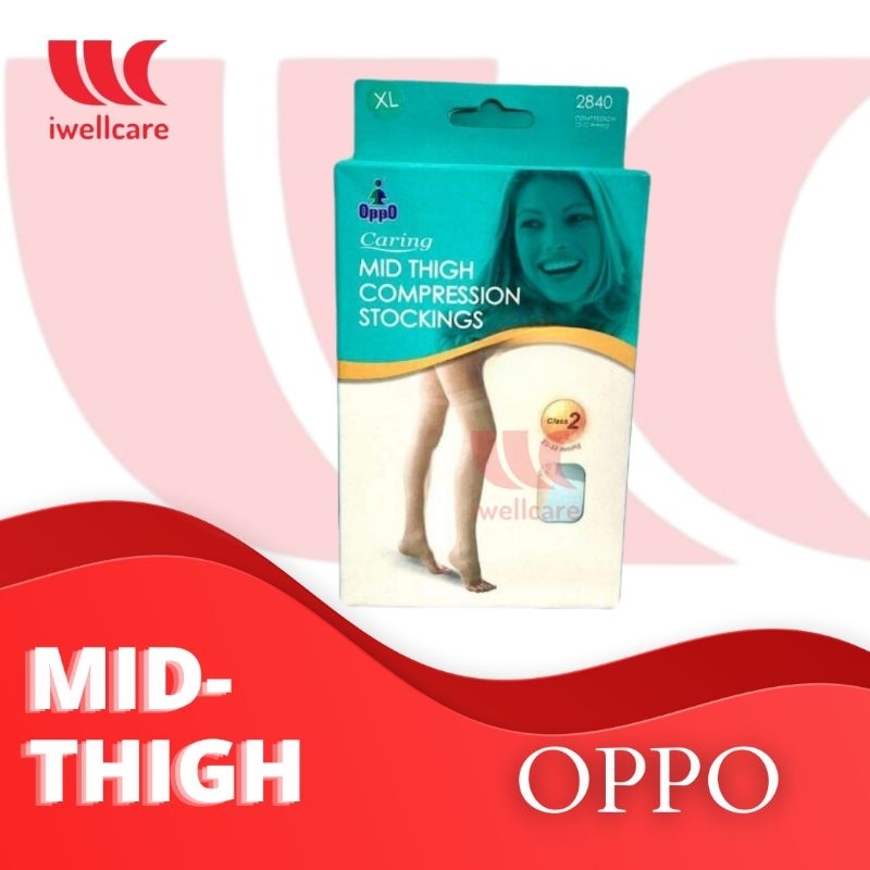 Mid Thigh Compression Stockings (OPPO) | Shopee Philippines