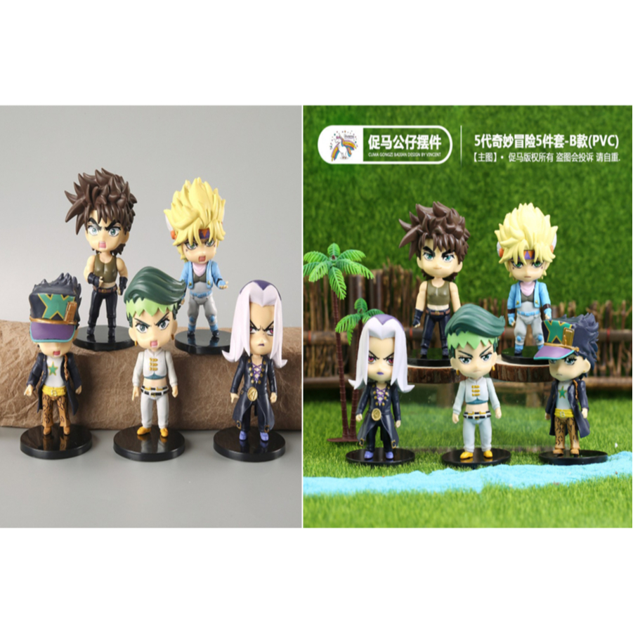 FIGURE SET JOJO BIZARRE SET A & SET B 5IN1 | Shopee Philippines
