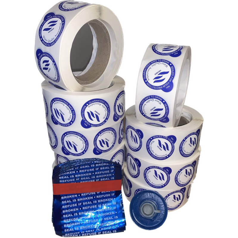 Set Hygenic sticker for water gallon dispenser 1 roll umbrella seal and ...