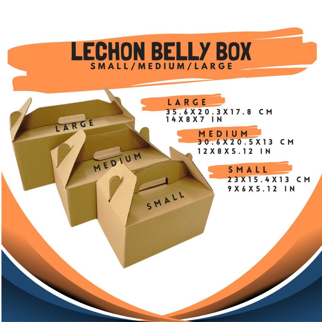 Lechon Belly Box / Takeout Box / Fruit Box / Crispy Pata Box / Chicken ...