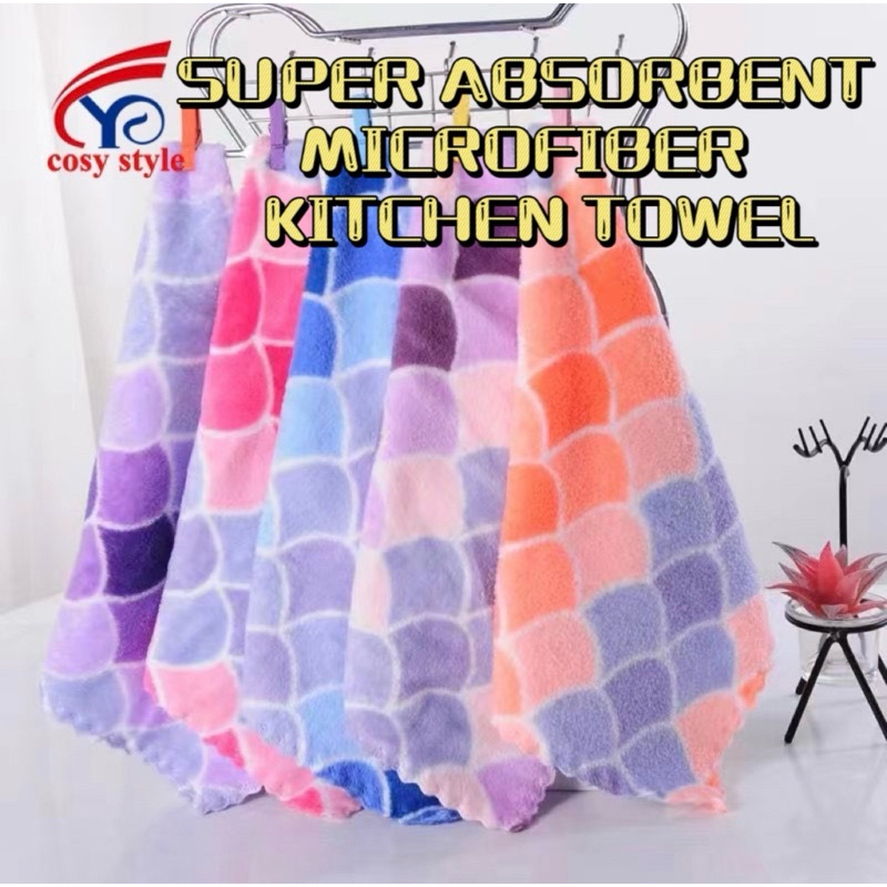 12pcs/PACK Microfiber Face Towel Hand Towel Kitchen Towel/basahan 30cm ...