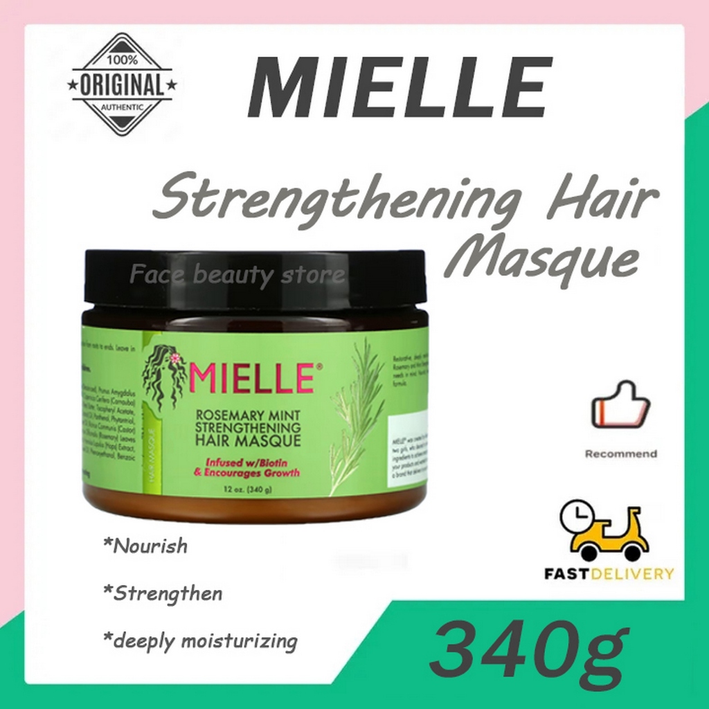 Mielle Strengthening Hair Masque Rosemary Mint deeply moisturize ...