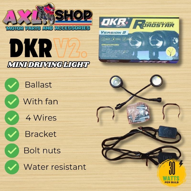DKR MINI DRIVING LIGHT DKR VERSION 2 60 WATTS WITH FAN AND BALLAST 4 ...