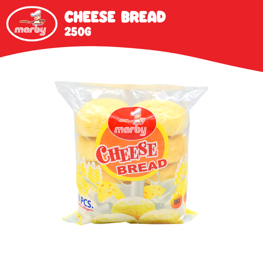 Marby Cheese Bread - 250 grams | Shopee Philippines