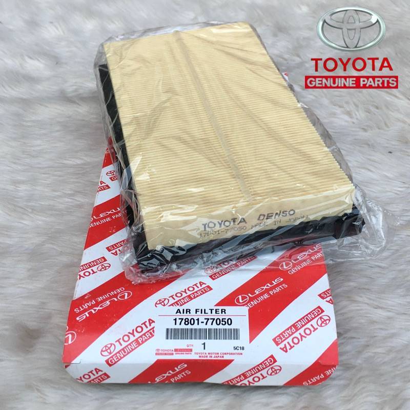 Toyota air filter Vios Avanza Rush Yaris original parts 17801-77050 ...