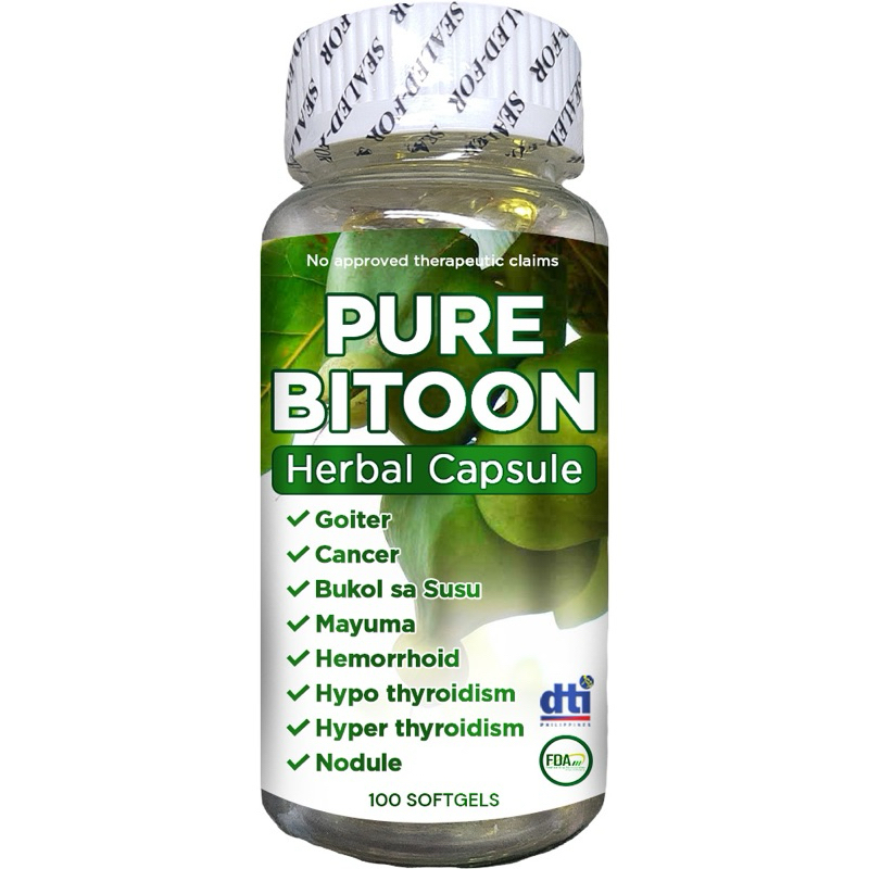 PURE BITOON HERBAL PANTUNAW NG MGA CYST BUKOL GOITER | Shopee Philippines