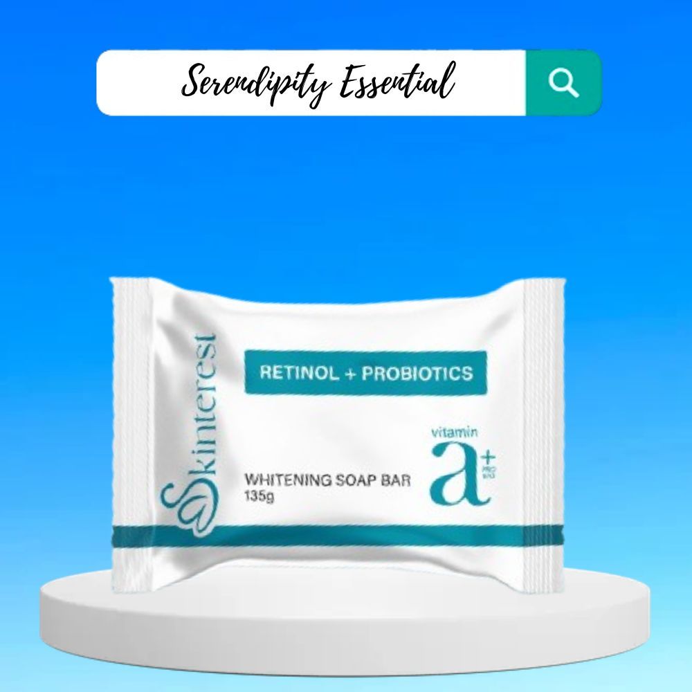 Skinterest Retinol + Probiotics Whitening Soap Bar with Vitamin A ...