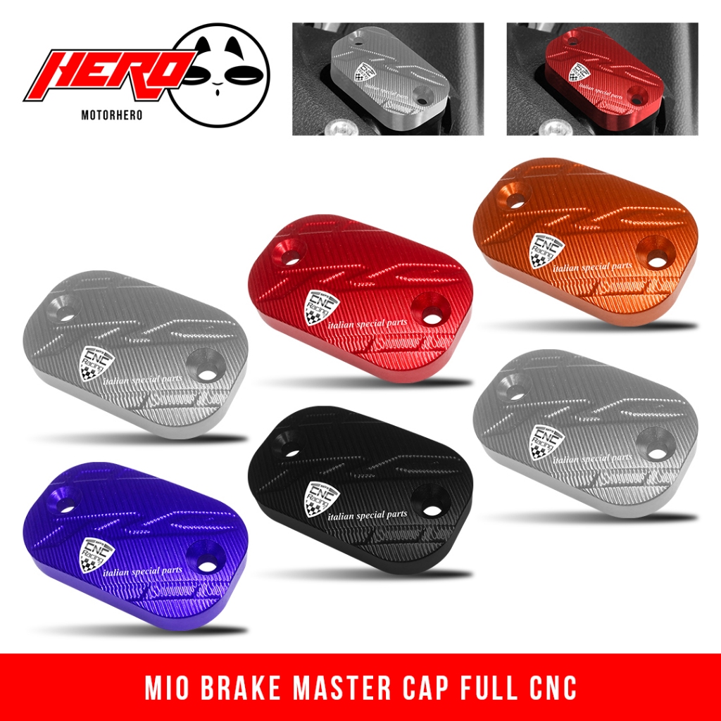 Mio Brake Master Cap Full CNC Aluminum Alloy Made in Thailand | Shopee ...