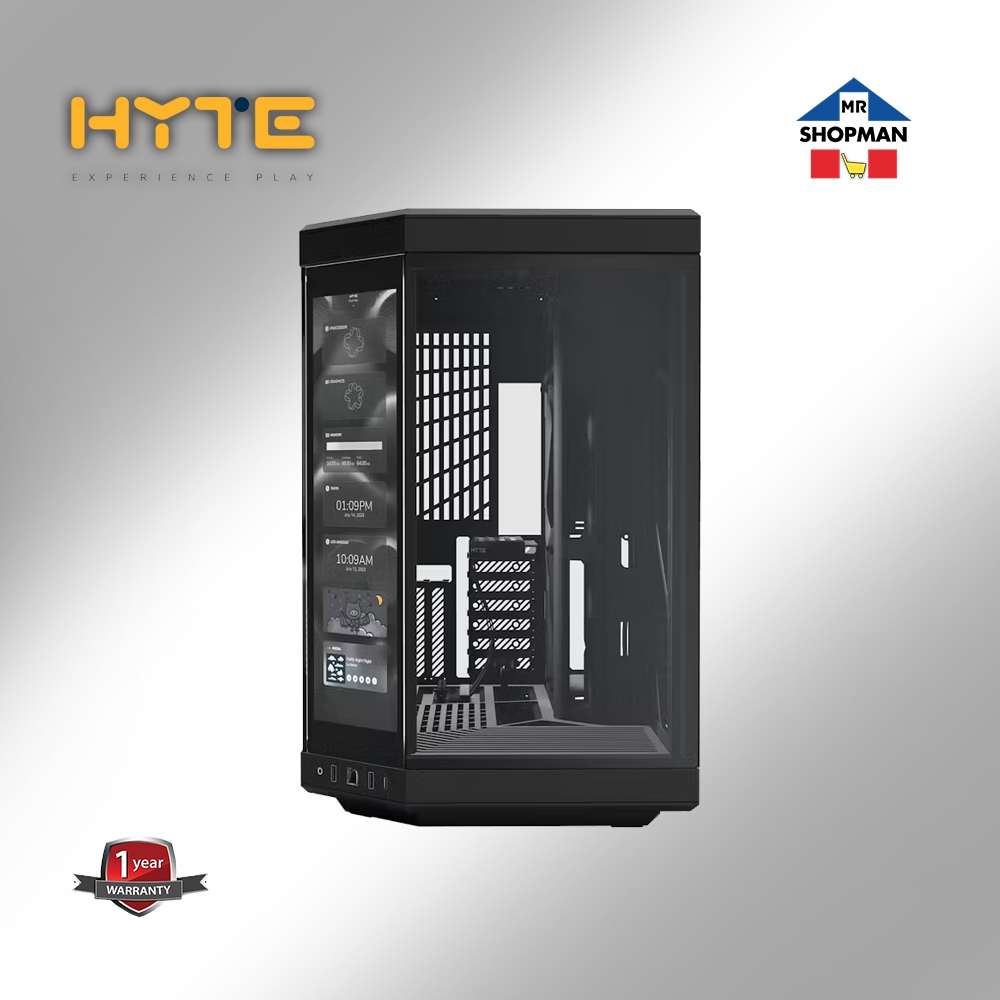 Hyte Y70 Touch / Infinite with LCD Screen Black Red White Snow Case ...