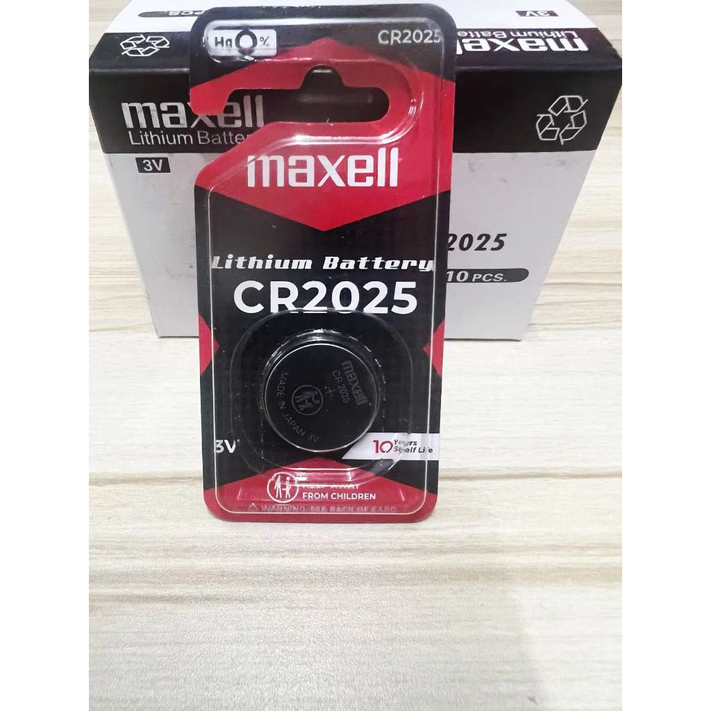 1-5PC Maxell Cr2025 ORIGINAL 3v lithium battery Maxell 2025 original ...