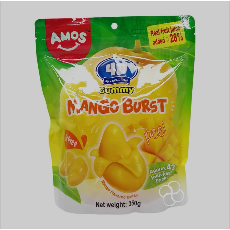 4D Mango Burst Gummy Candy 350g | Shopee Philippines