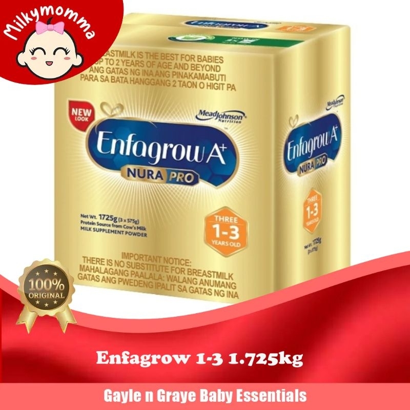 Enfagrow 1-3 Years Old 1.725KG MILK SUPPLEMENT 1-3 years old | Shopee ...