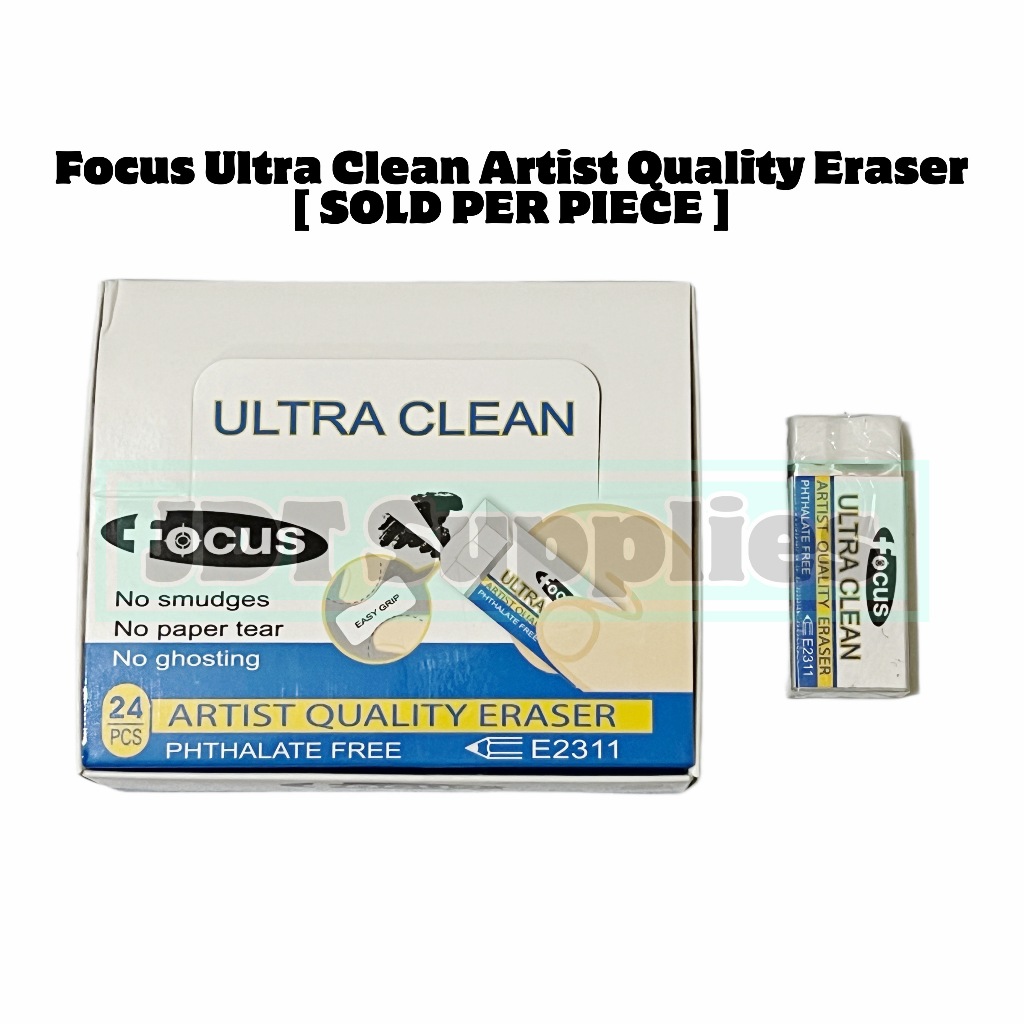 Focus Ultra Clean Eraser [ SOLD PER PIECE ] | Shopee Philippines
