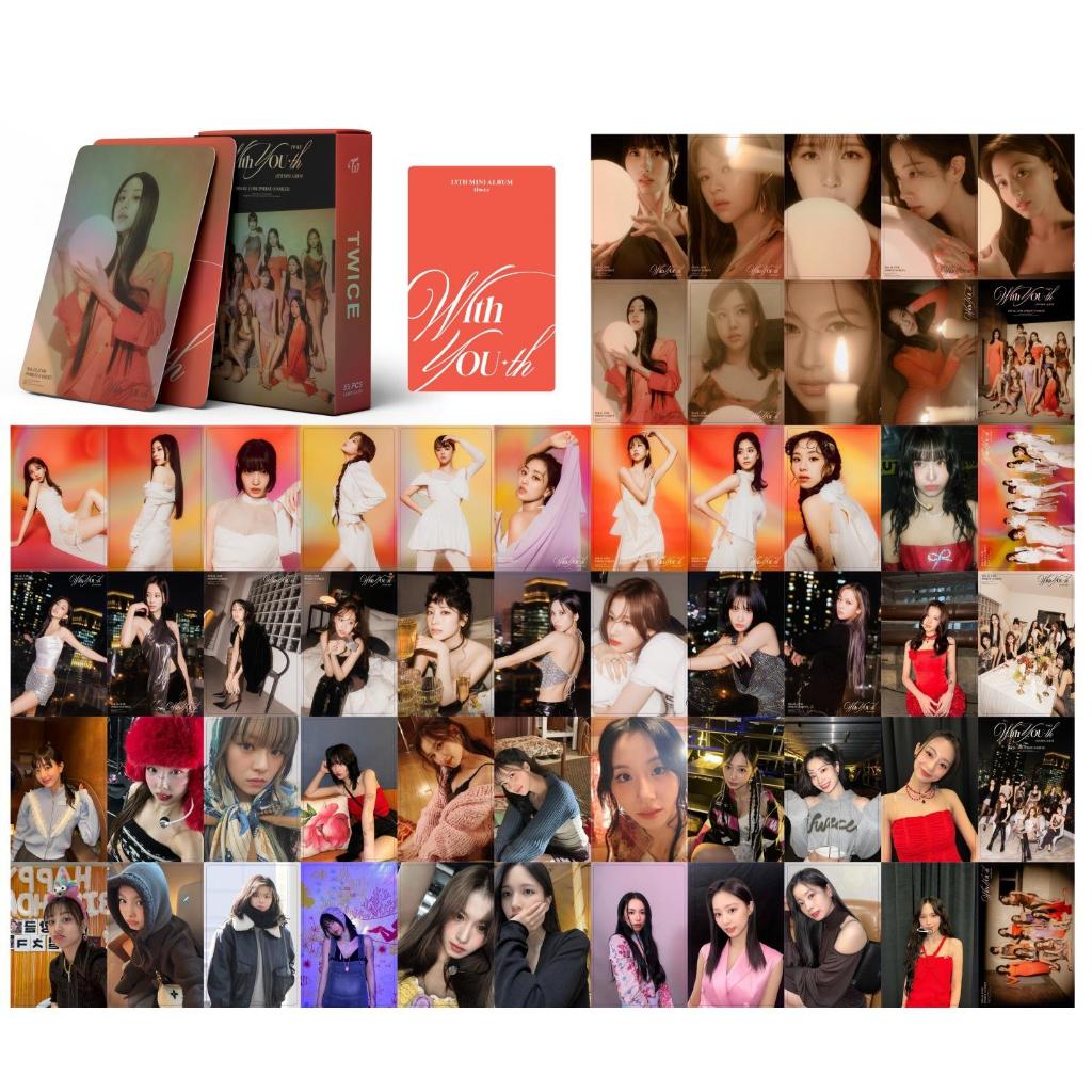 50/55 Pcs/Box KPOP Album Lomo Card Holographic Lomocards Bini ...