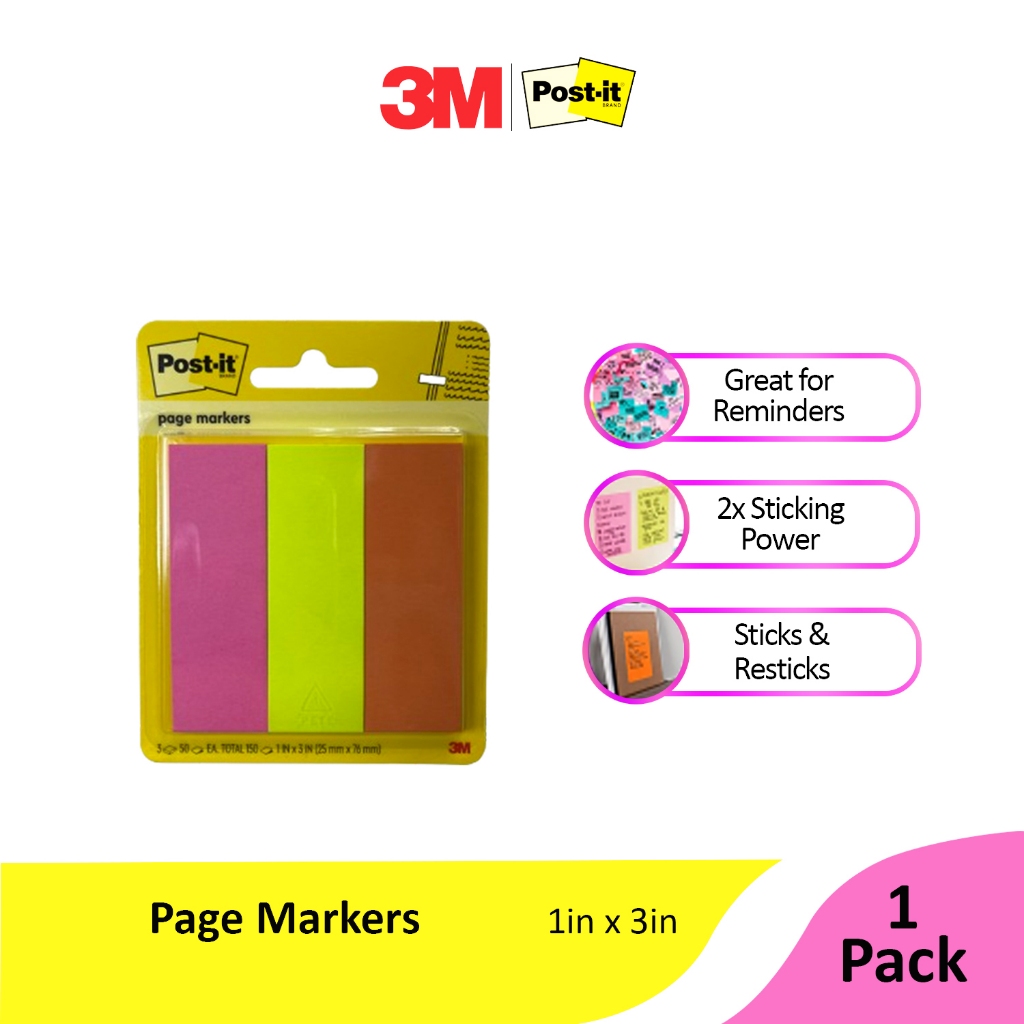 3M Post-it Sticky Notes 671- 3AN Assorted Colors, 3x3, 100 sheets, 3pk ...