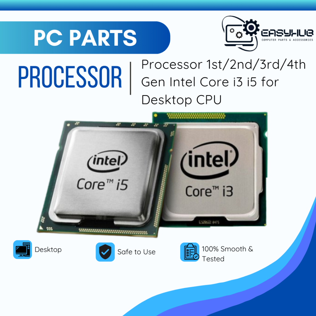 1st/2nd/3rd/4th Generation Processor Intel Core i3 i5 for Desktop CPU ...