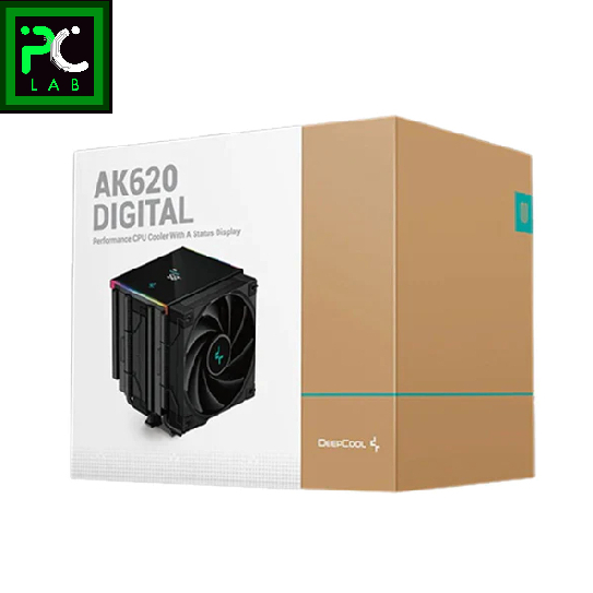 DeepCool AK620 Digital CPU Cooler- Black (R-AK620-BKADMN-G) | Shopee ...