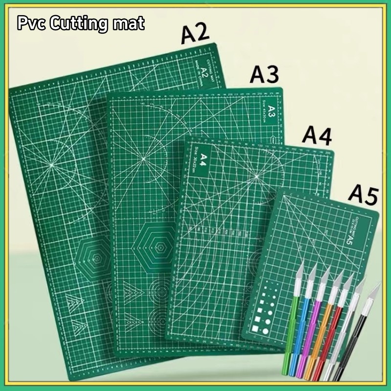 A3 A4 A5 Cutting Board PVC Cut Mat Double Sided Flexible Manual Board Self-healing DIY Tool ...