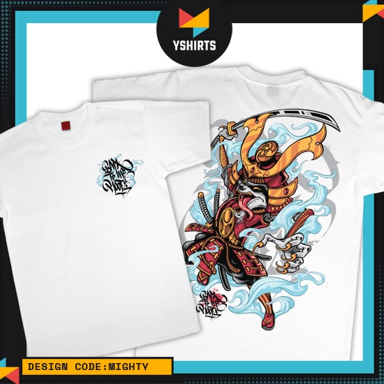 YSHIRTS Mighty Design Graphic Printed Tees White Tshirt | Shopee Philippines