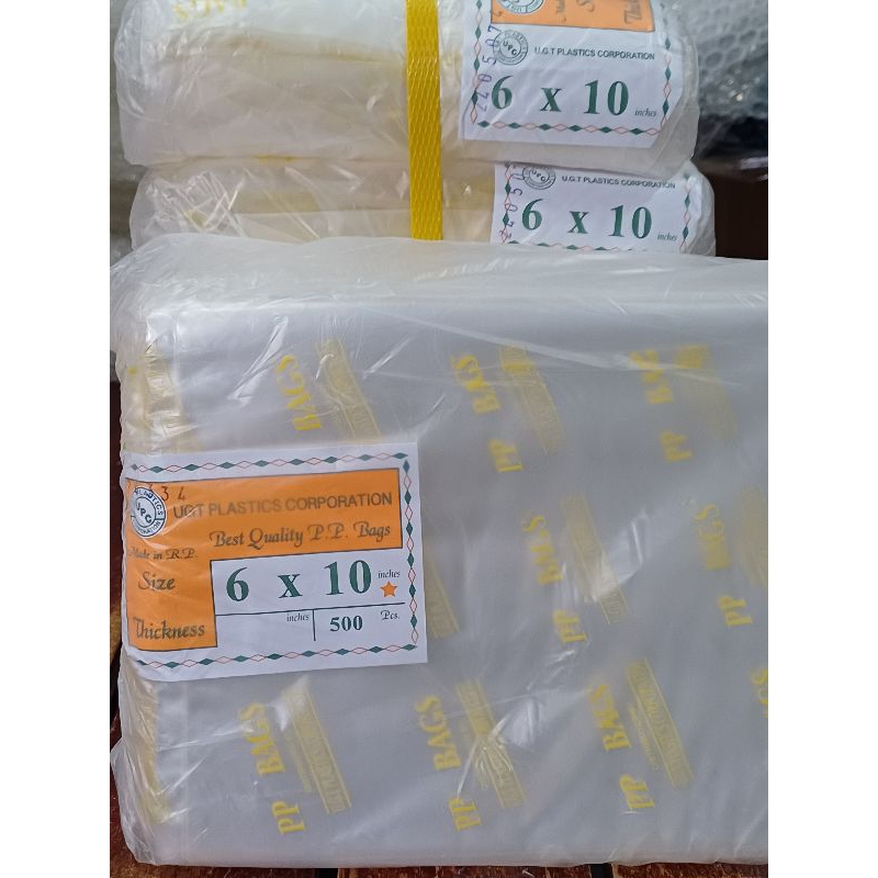 6x10 Plastic PP BAGS 100pcs. repacking | Shopee Philippines