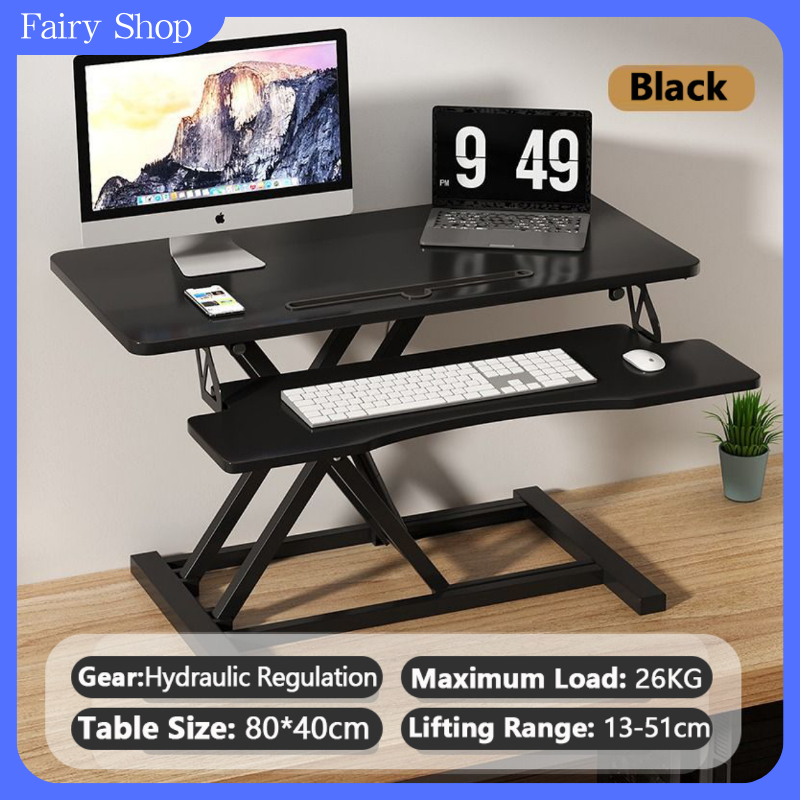 Single and double level convenient adjustable height 32" standing home ...