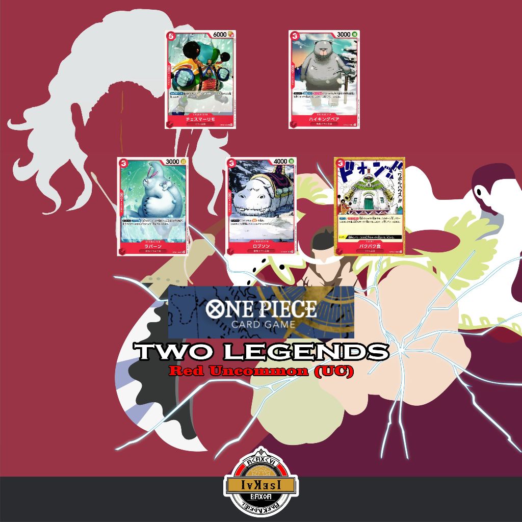 One Piece Card Game - Two Legends (OP08) - Red (UC) [SLEEVED] | Shopee Philippines