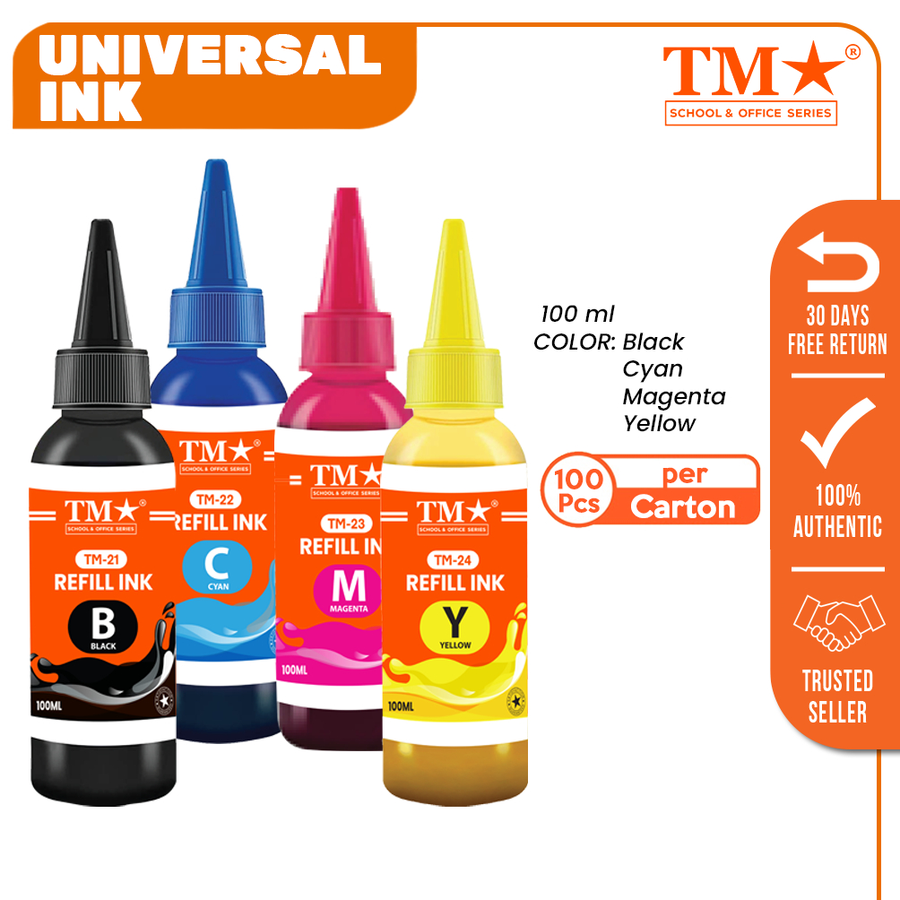 TM 100 pcs Universal Ink 100 ml | Shopee Philippines