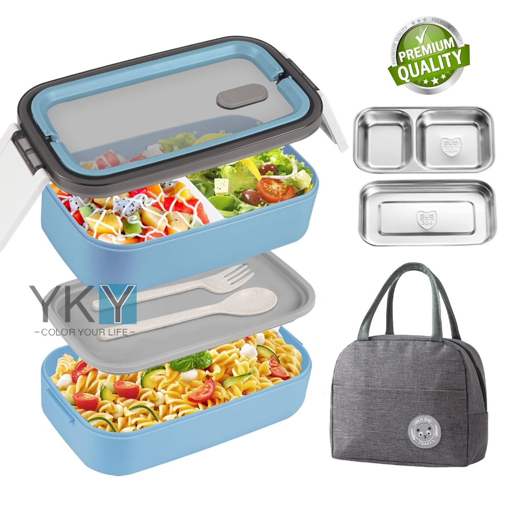 Lunch Box Insulation Bento Box with Lunch Bag 304 Stainless Steel Fresh ...