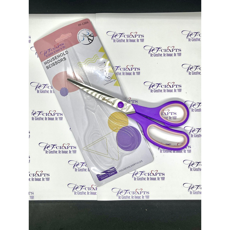 PF Crafts scissors 8in multi use household office school industry ...