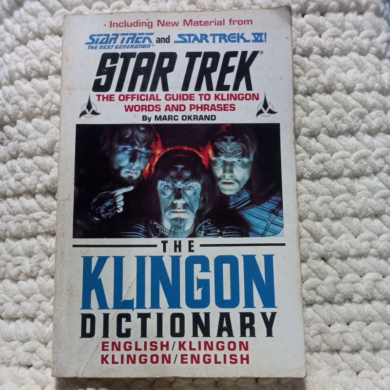 Star Trek Klingon Dictionary Learning English | Shopee Philippines