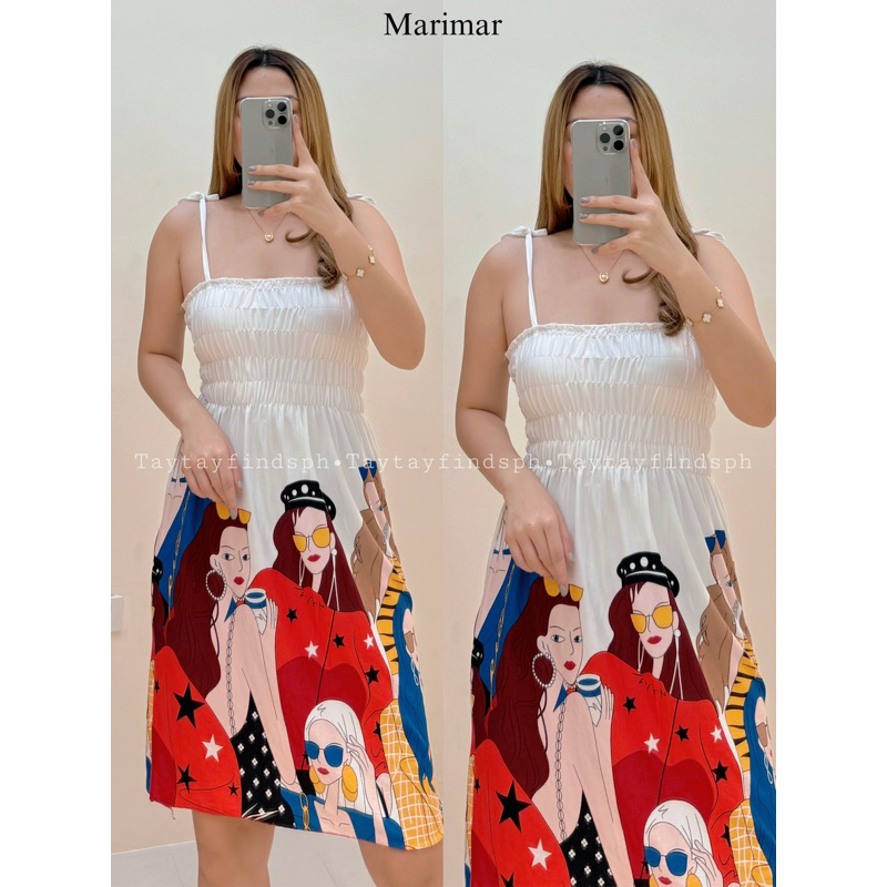 MARIMAR SMOCKING DRESS | Shopee Philippines