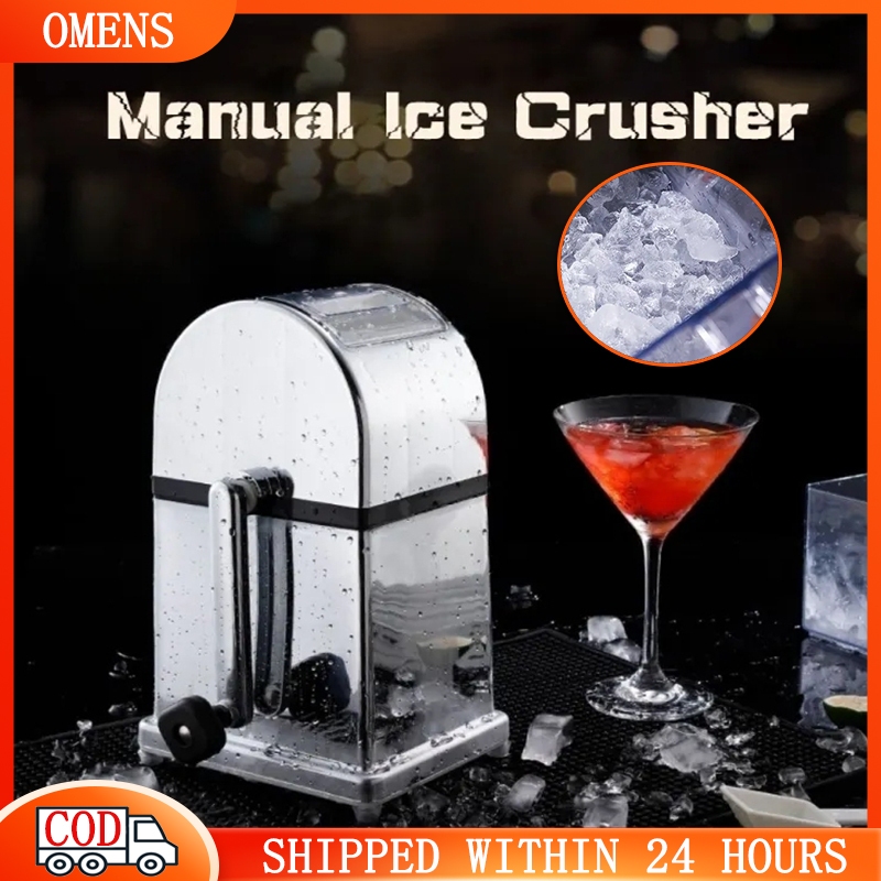 Manual Ice Maker Stainless Steel Portable Home Ice Cream Maker Shaved ...
