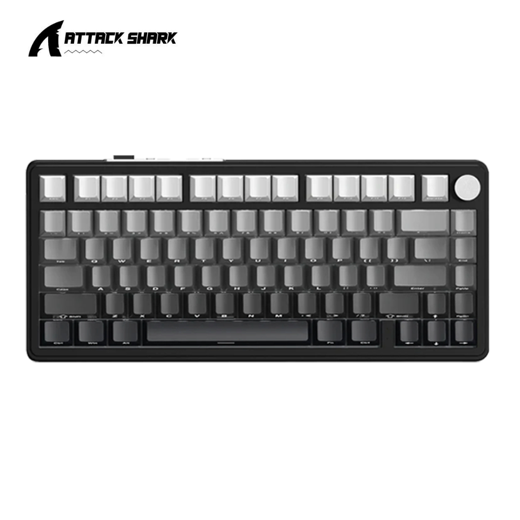 Attack Shark X85 Tri mode 75% Gasket-mounted Wireless Hot Swappable Mechanical Keyboard | Shopee ...