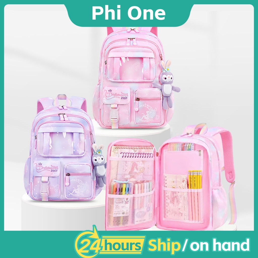 School Bag for Kids Girls Backpack Waterproof Lightweight Bags 2-6 ...